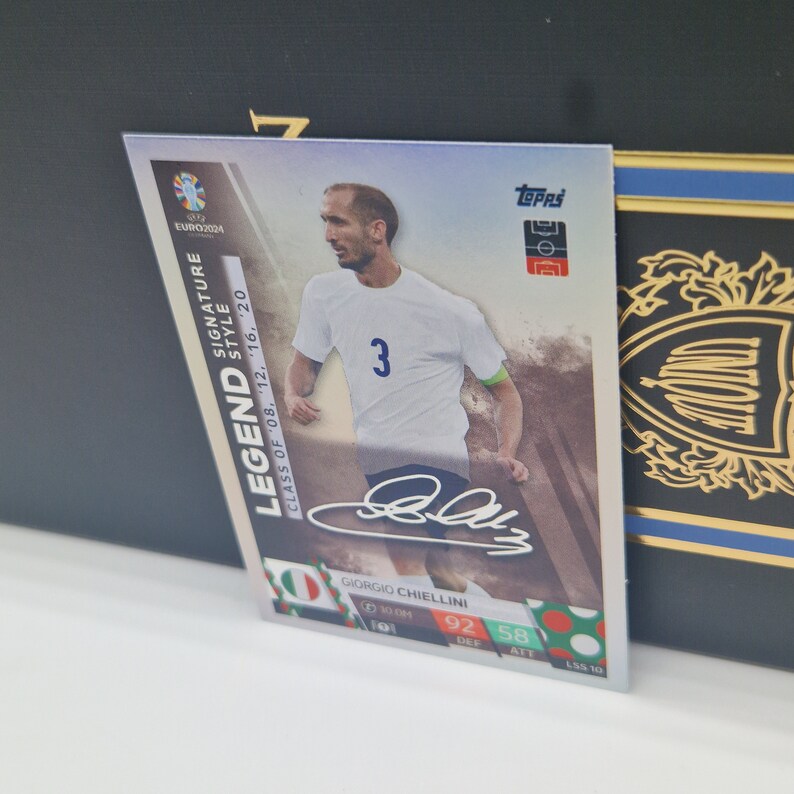 Giorgio Chiellini legend Signature Style, Topps Match Attax Euro 2024 ...