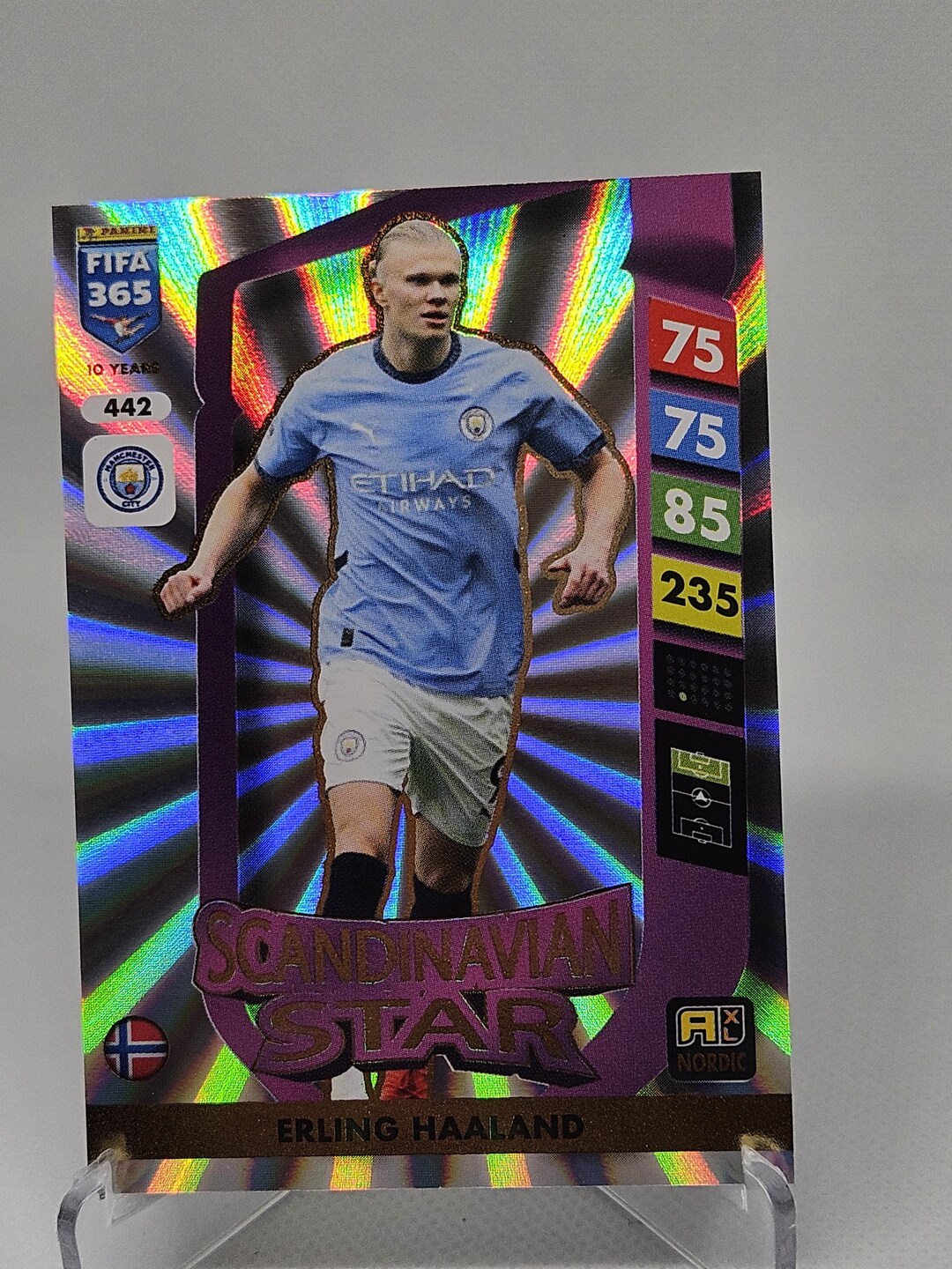 Erling Haaland "scandinavian Star" Adrenalyn XL Soccer 2024/25. Soccer ...