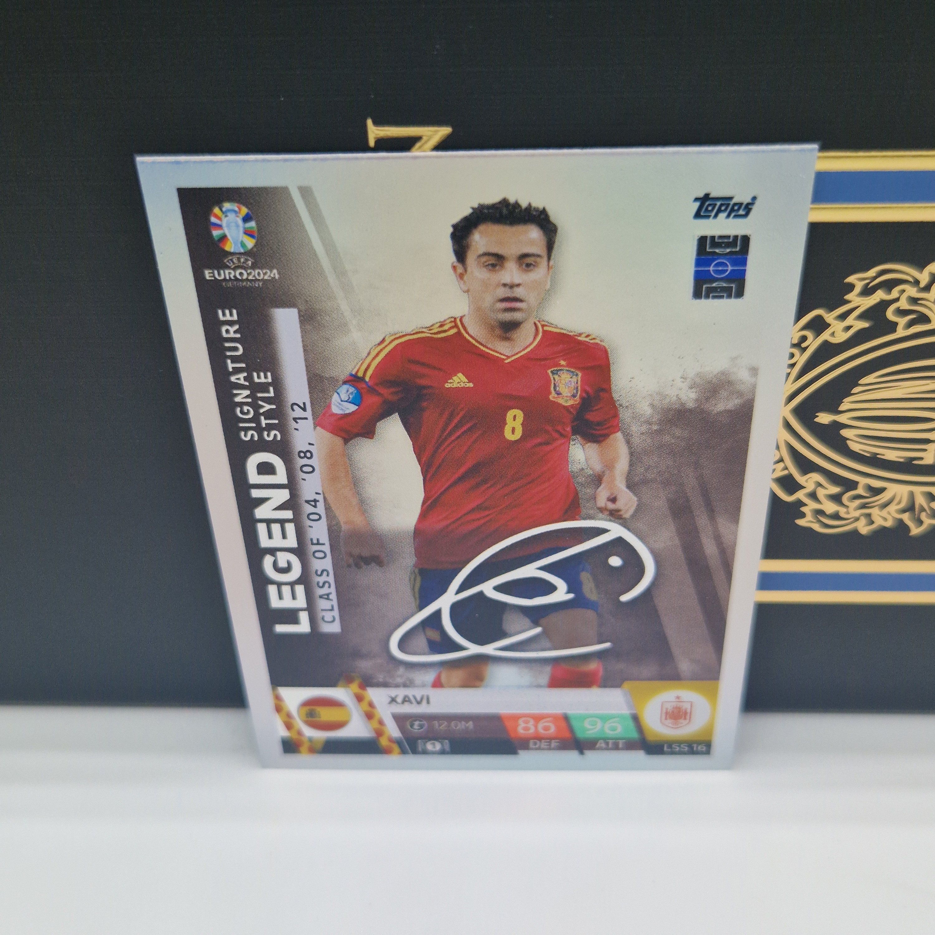 Xavi "legend Signature Style", Topps Match Attax Euro 2024. Spain ...
