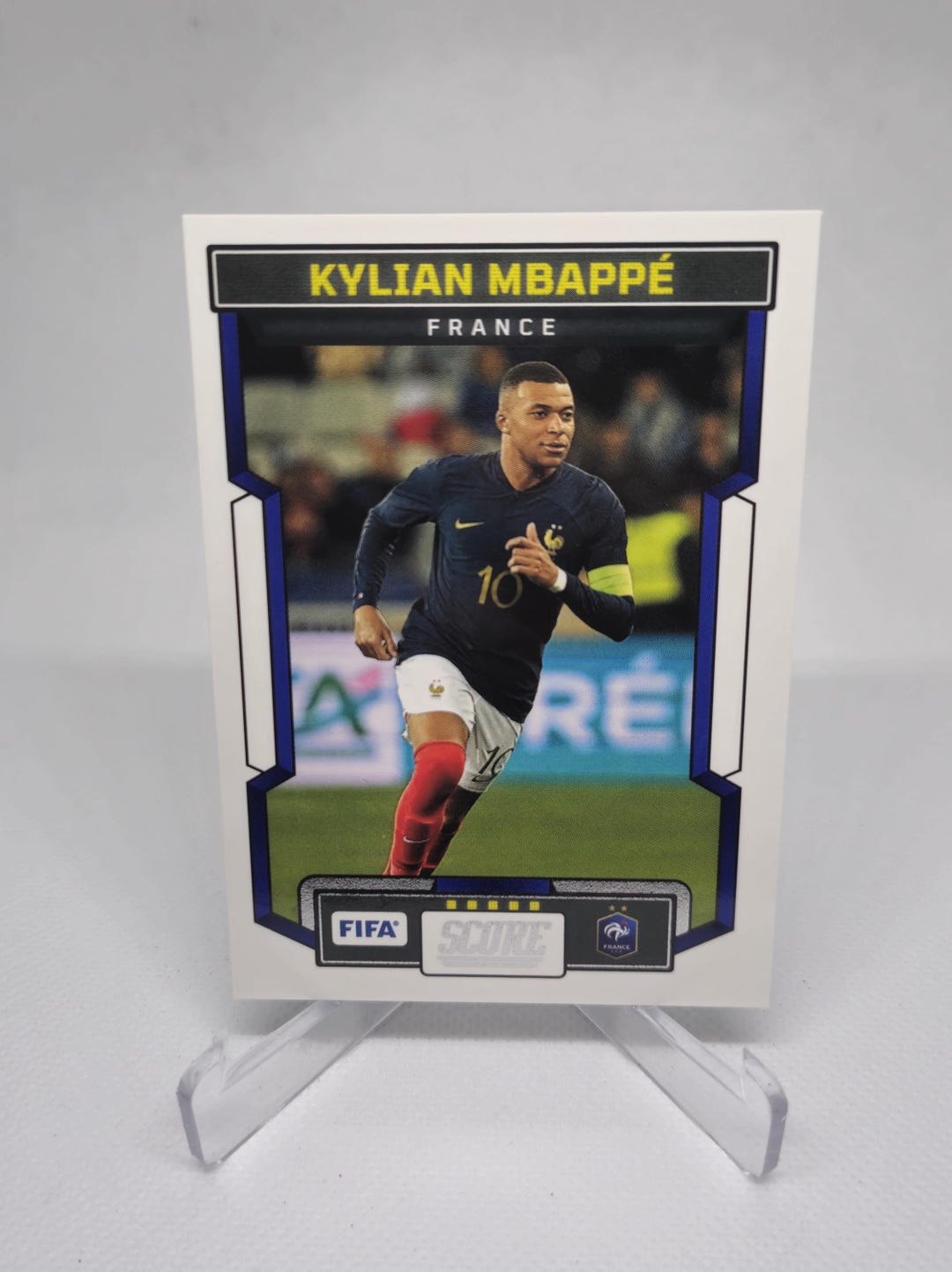 Kylian Mbappe Score 2023/2024. Soccer Card. Trading Card. Combined ...