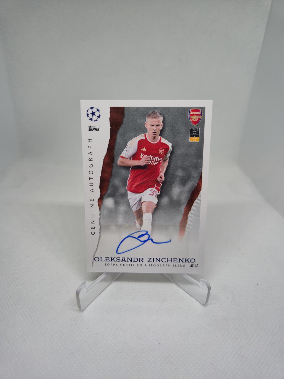 Oleksandr Zinchenko Autograph /214, Topps Match Attax 2024/2025 ...