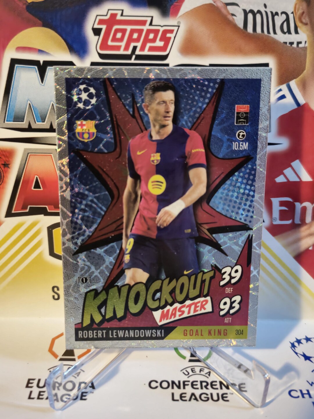 Robert Lewandowski "knockout Master" , New Topps Match Attax Extra 2024 ...