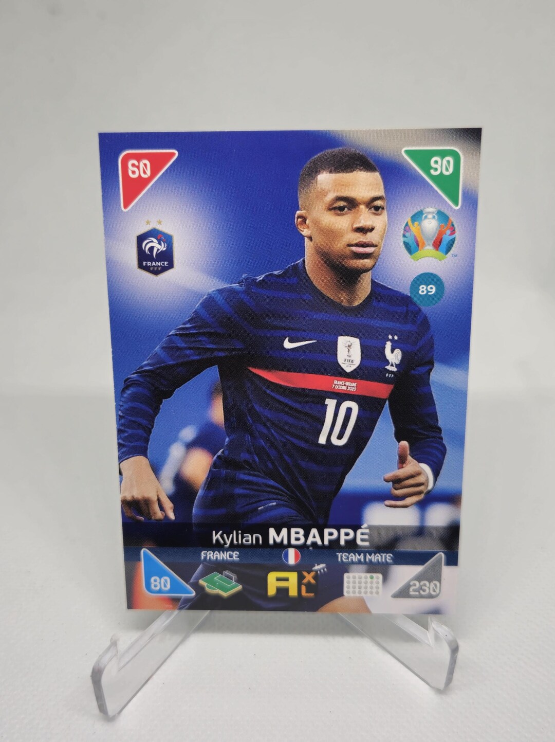 Kylian Mbappe Uefa Euro 2020 Adrenalyn XL 2021. Soccer Card. Trading ...