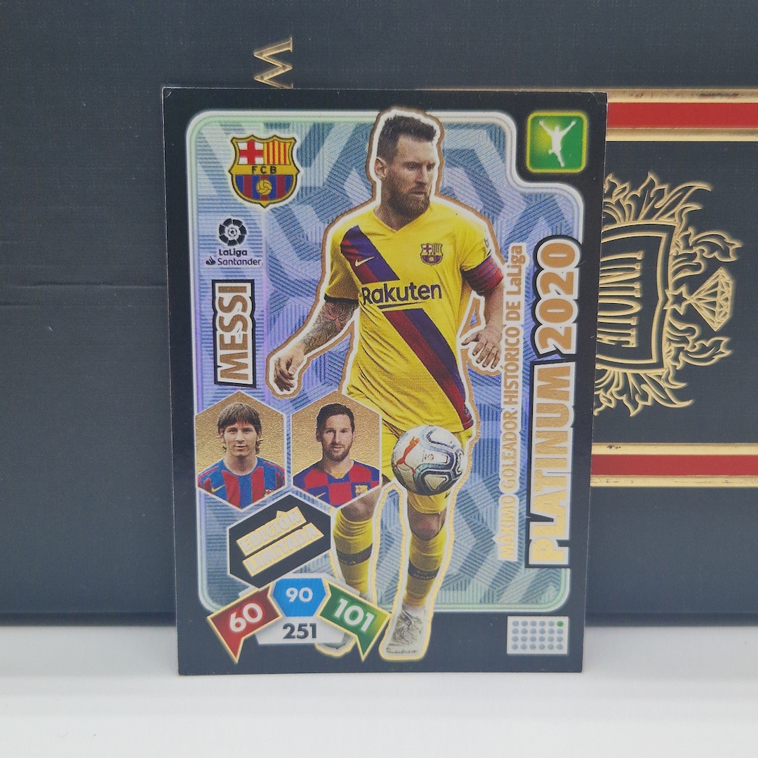 Lionel Messi "platinum 2020" Adrenalyn 2019/2020. Soccer Card. Trading ...