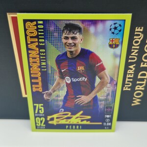 Pedri "illuminator Limited Edition", Topps Match Attax Extra 2024 ...