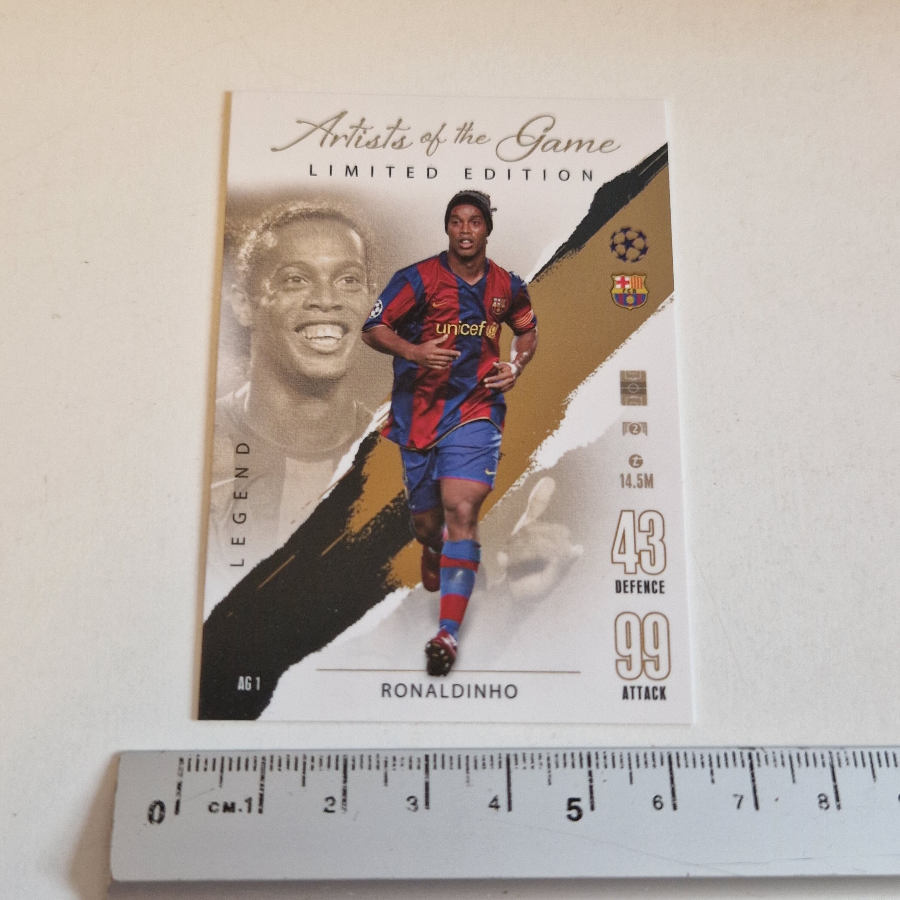 RONALDINHO artists of the Game Limited, Topps Match Attax Soccer 2024 ...