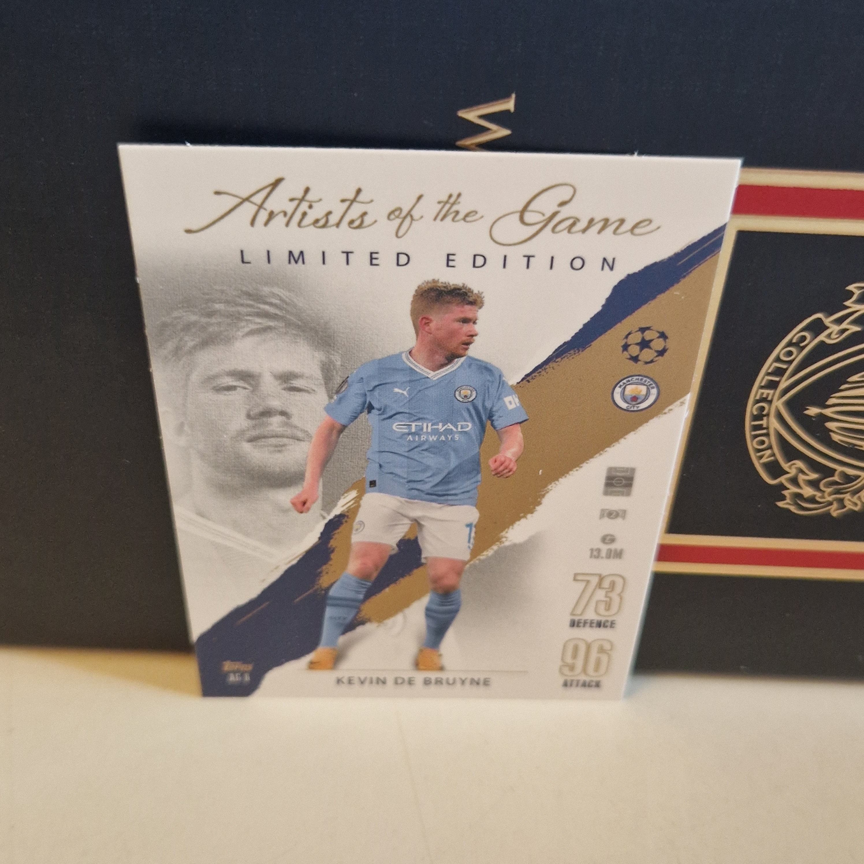 Kevin De Bruyne "artists of the Game" Limited, Topps Match Attax Soccer ...