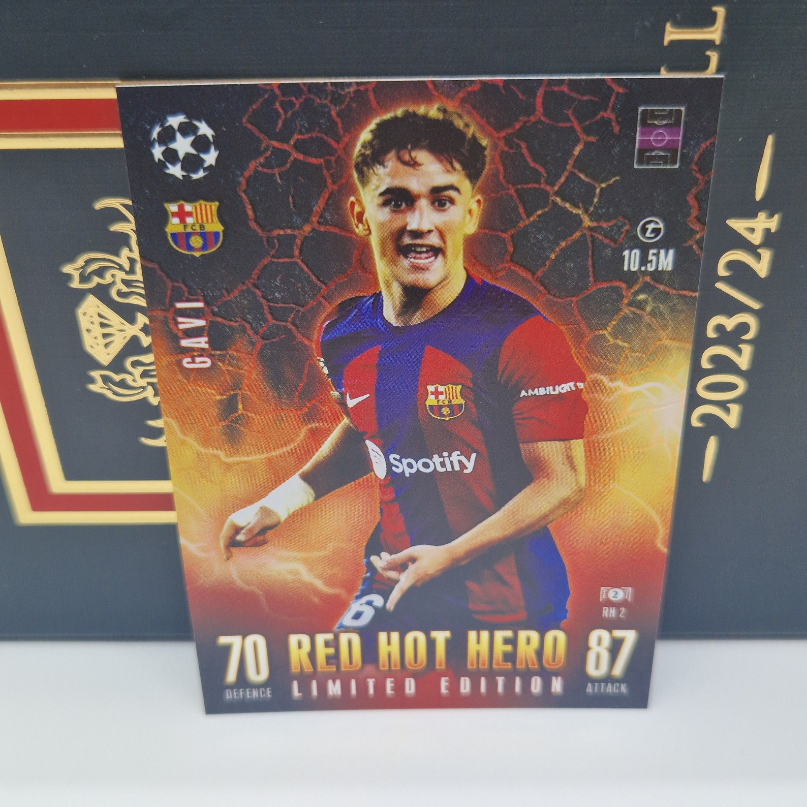 Gavi "red Hot Hero Limited Edition", Topps Match Attax Extra 2024 ...