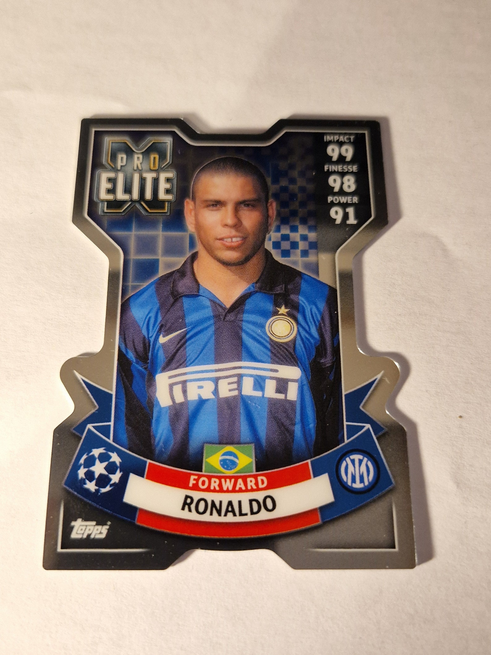 Ronaldo R9 "pro Elite Crome X", Topps Match Attax Extra 2024. Soccer ...
