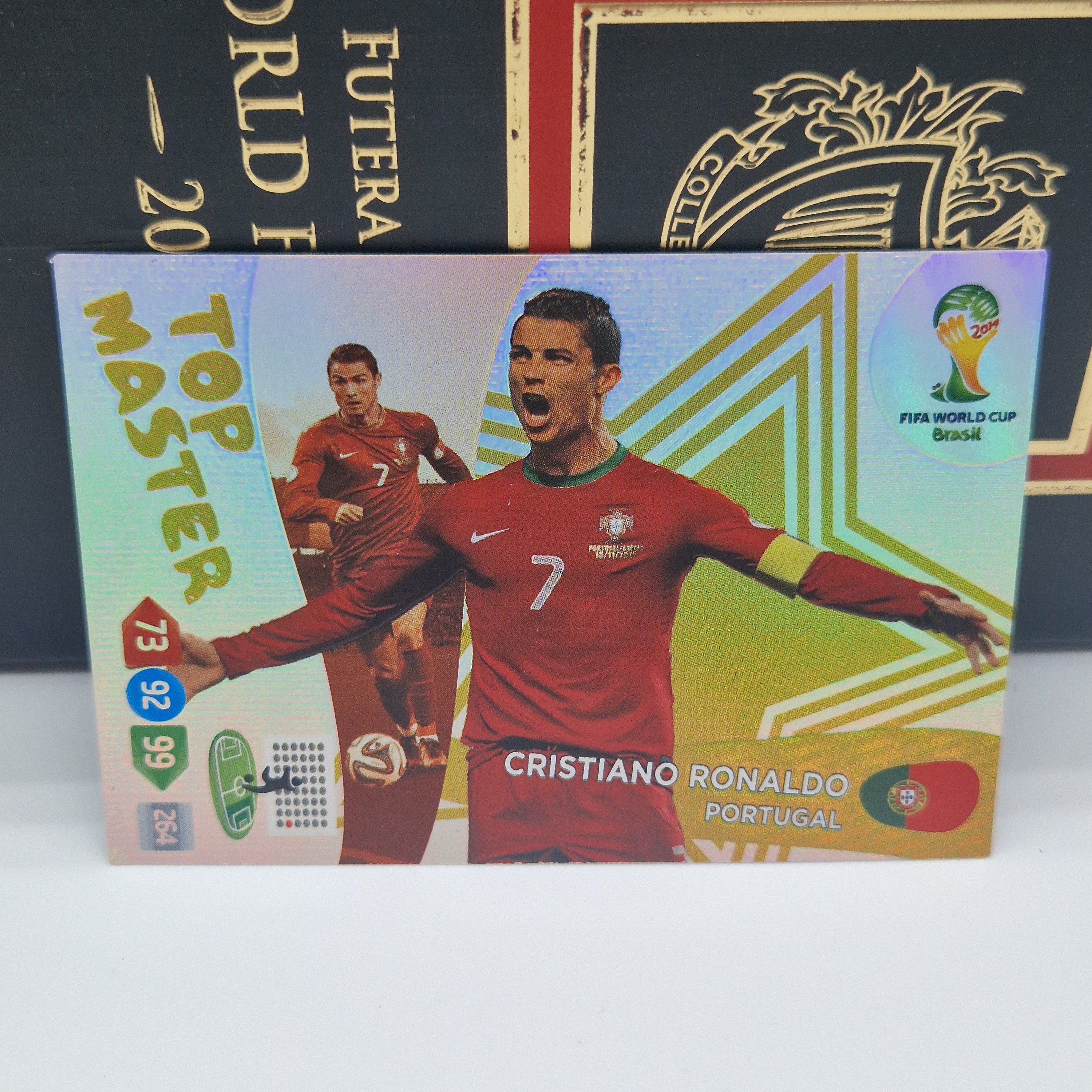 Cristiano Ronaldo top Master Adrenalyn XL 2014. Soccer Card. Trading ...