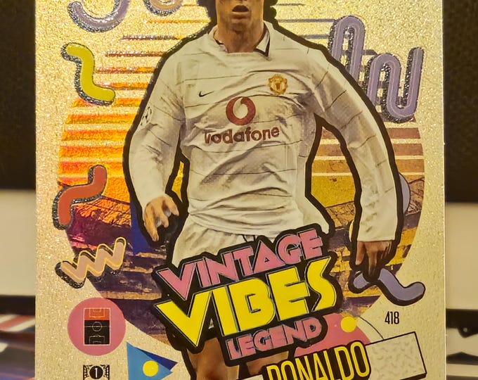 Cristiano Ronaldo "vintage Wibes", New Topps Match Attax 2024/2025 ...