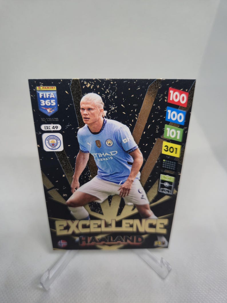 Erling Haaland "excellence" Fifa Adrenalyn 24/25. Manchester City ...