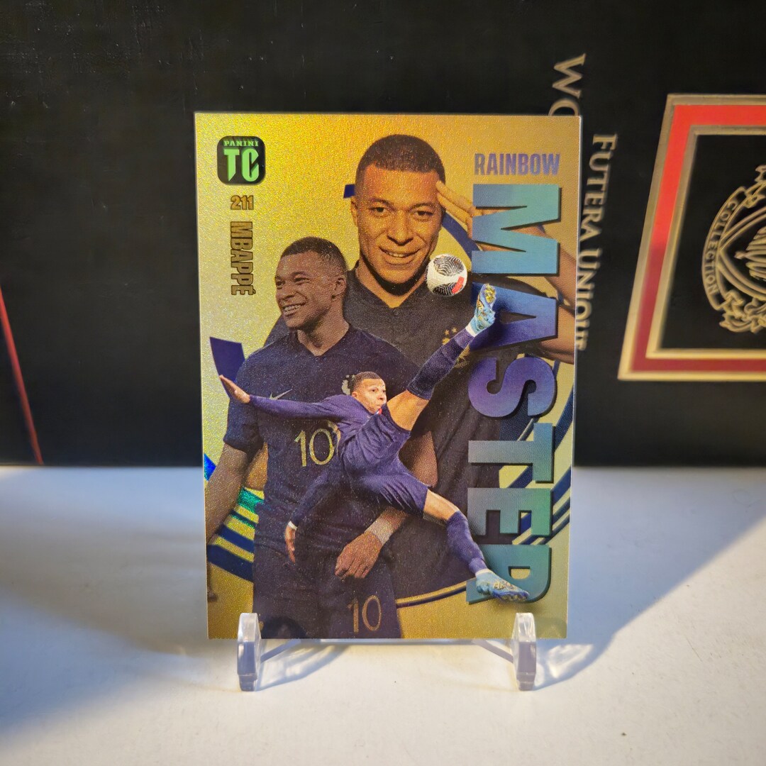 Kylian Mbappe rainbow Master Panini Top Class 2024. Soccer Card ...