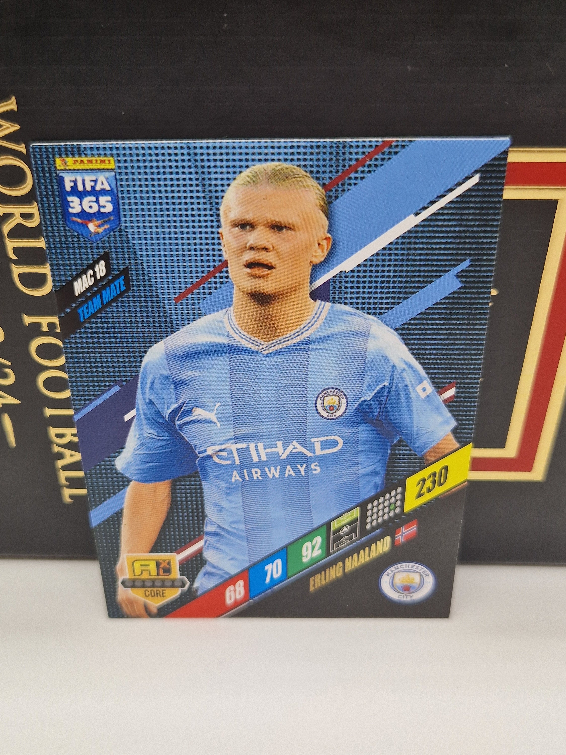 Erling Haaland, Adrenalyn XL Soccer 2024. Soccer Card. Trading Card ...