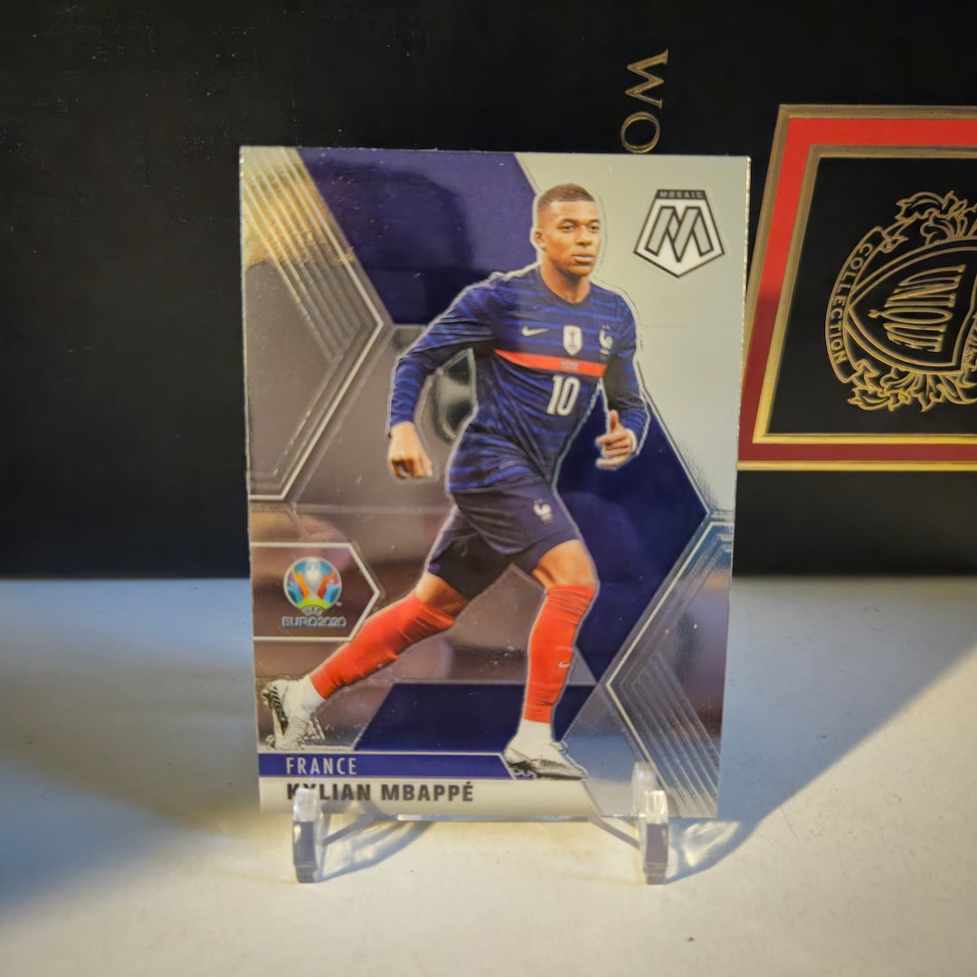 Kylian Mbappe Panini Mosaic Uefa 2021. Soccer Card. Trading Card ...