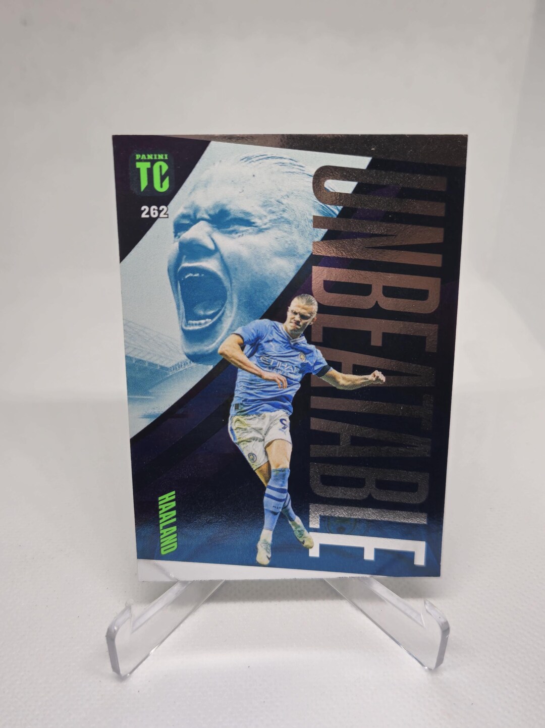 Erling Haaland "unbeatable" Panini Top Class 2024. Soccer Card. Trading ...