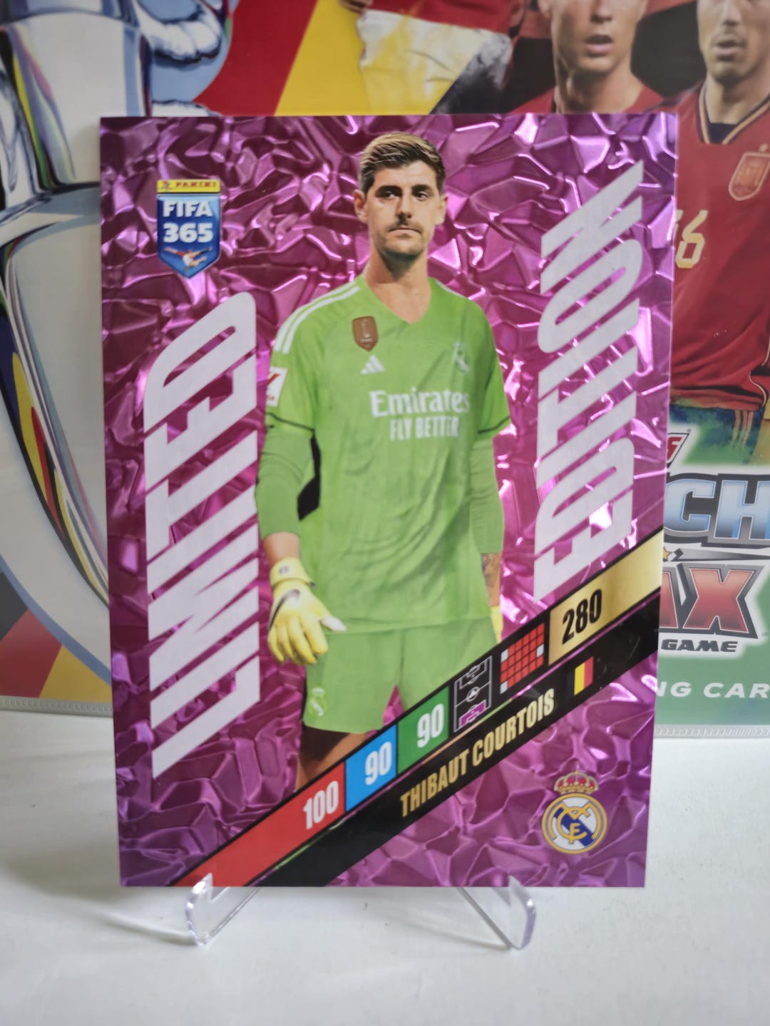 Thibaut Courtois , Jumbo Limited Edition, Panini Adrenalyn XL 2024 ...
