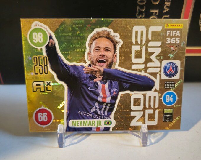 Neymar JR "limited Edition" Adrenalyn XL 2021. Paris Saint-germain ...