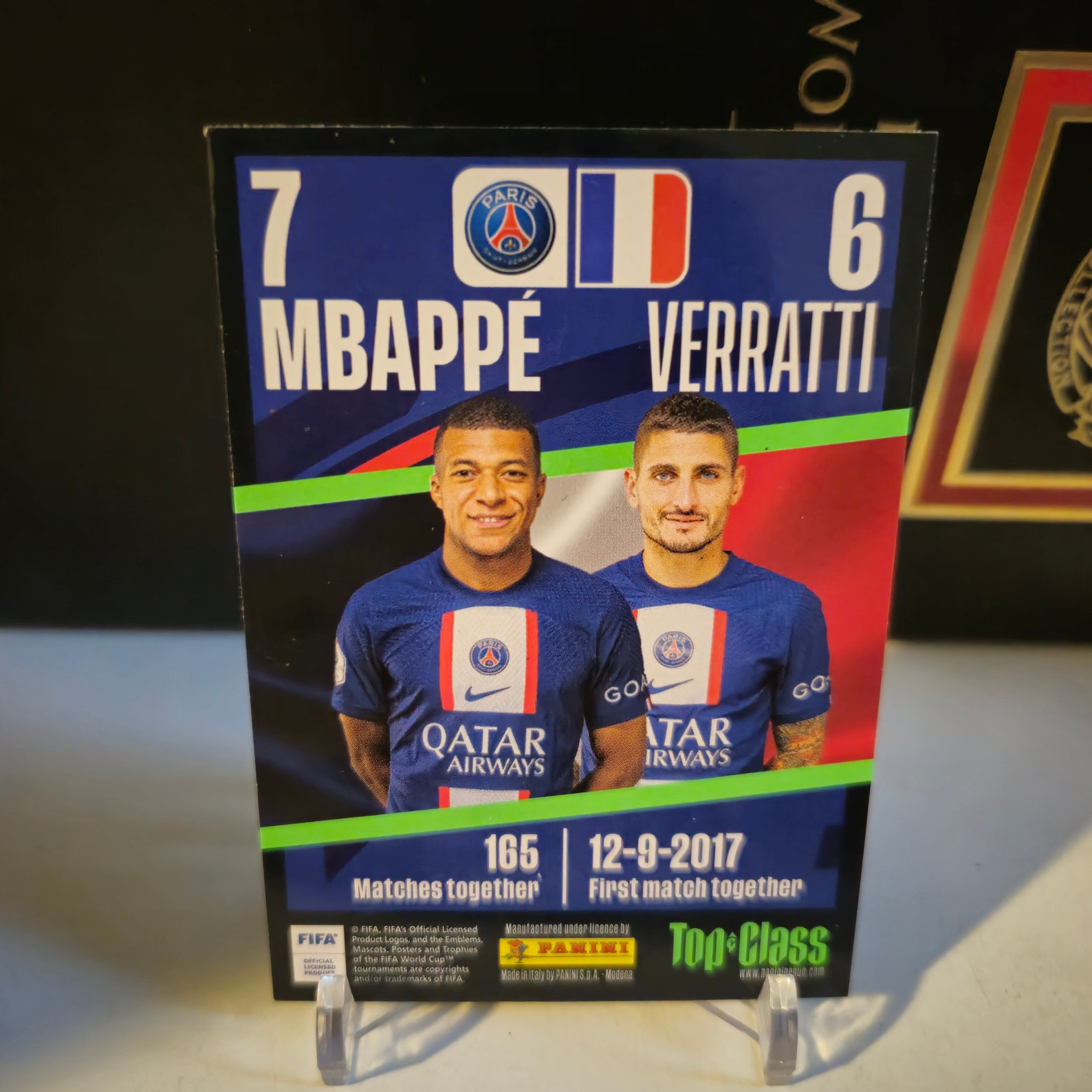 Kylian Mbappe "synergy" Panini Top Class 2024. Soccer Card. Trading ...