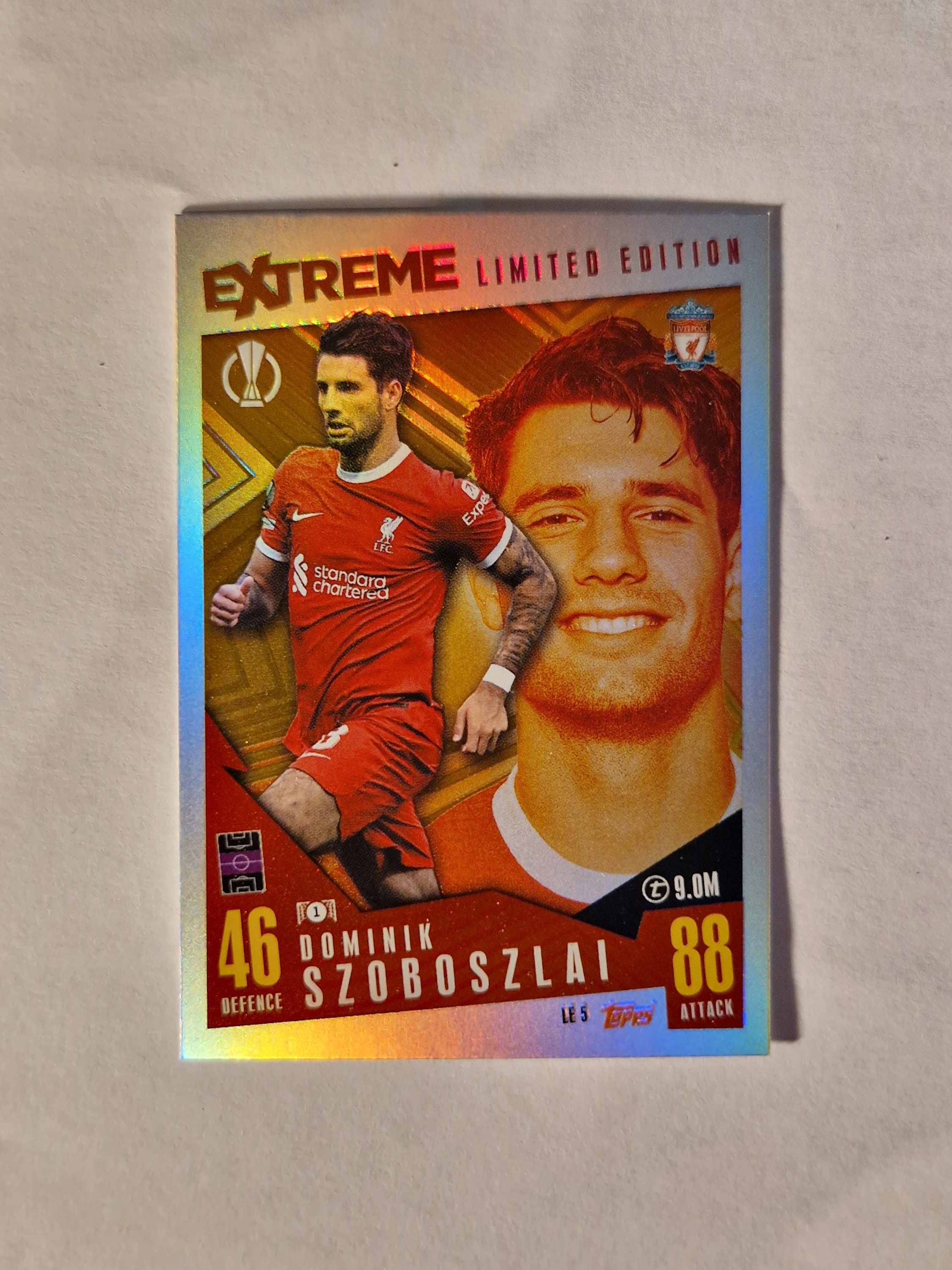Dominik Szoboszlai "extreme Limited Edition", Topps Match Attax Extra ...