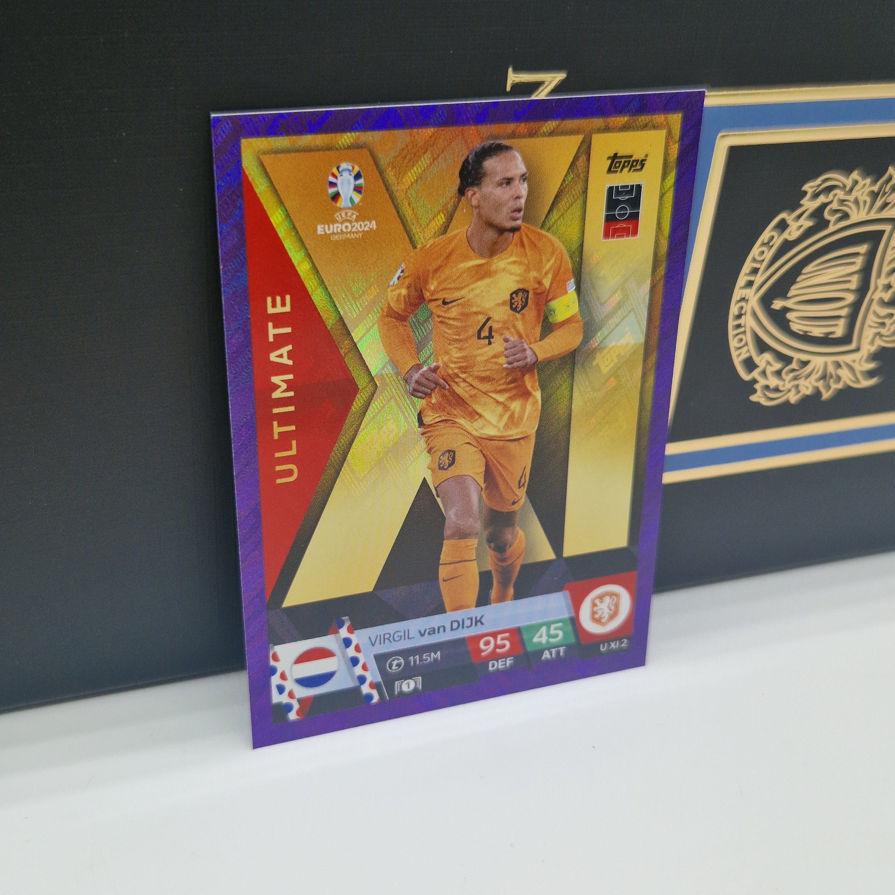 Virgil Van Dijk , Purple "xi Ultimate", Topps Match Attax Euro 2024 ...