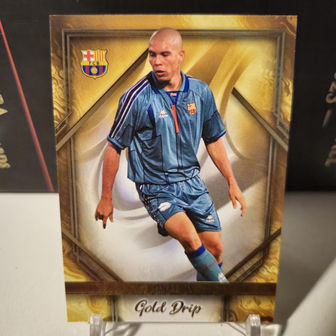RONALDO R9 "gold Drip", Topps Barcelona Team Set 23/24. Soccer Card ...