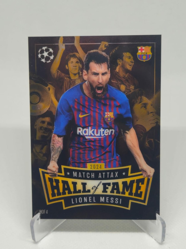 Lionel Messi hall of Fame, New Topps Match Attax 2024/2025. Soccer Card ...