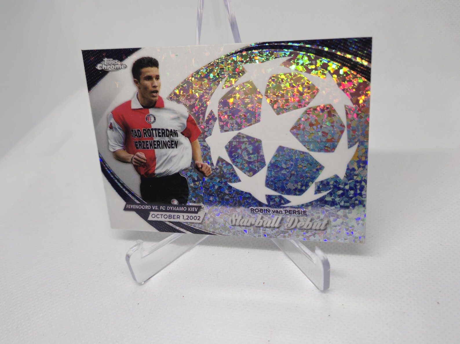 Robin Van Persie "starball Debut" Topps Chrome 23/24. Soccer Card ...