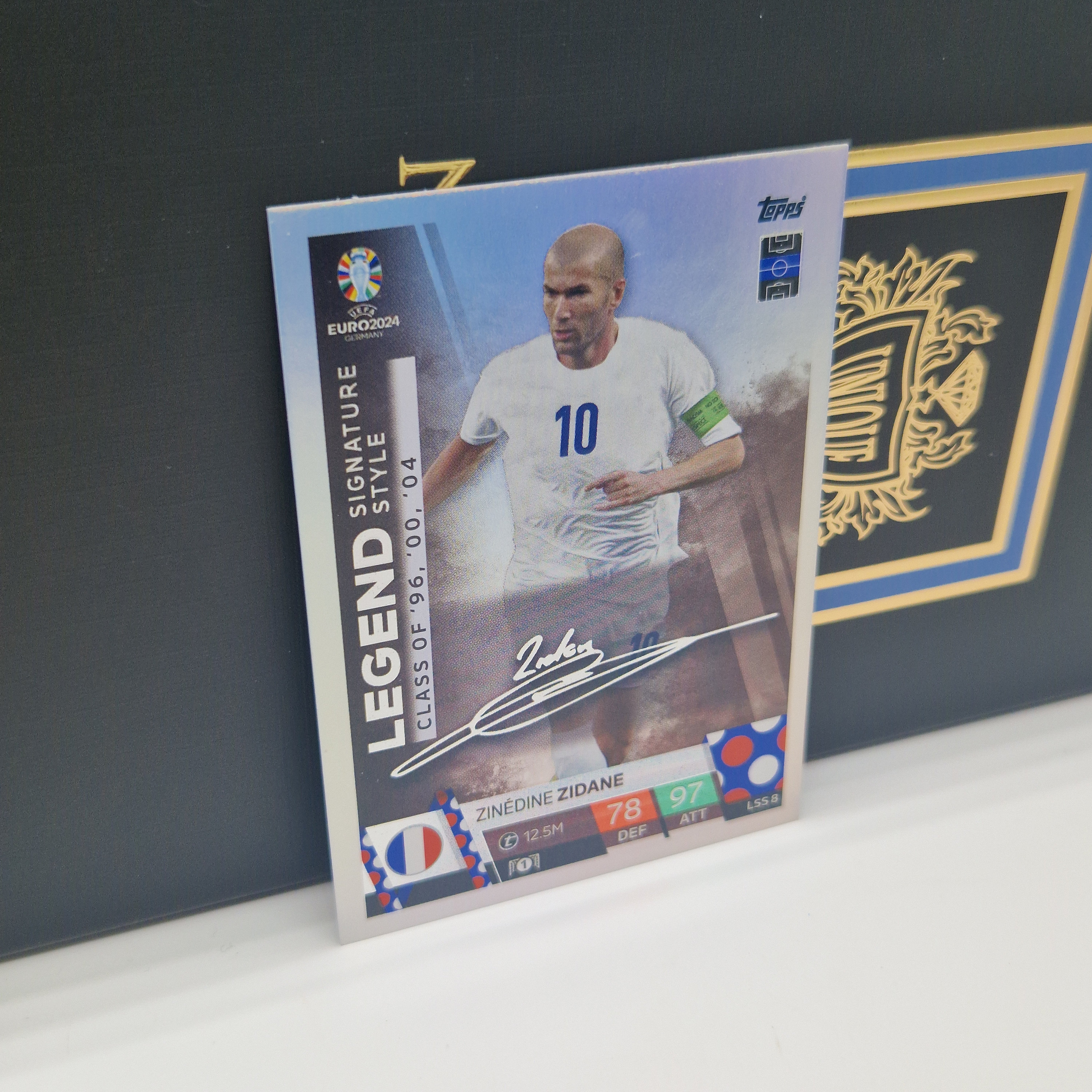 Zinedine Zidane legend Signature Style, Topps Match Attax Euro 2024 ...