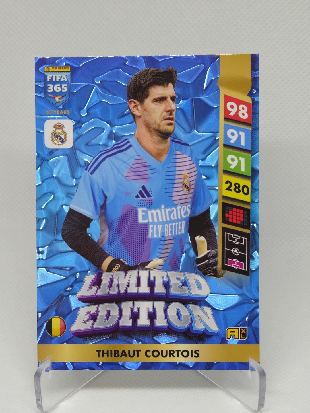 Thibaut Courtois limited Edition Adrenalyn XL Soccer 2024/25. Soccer ...