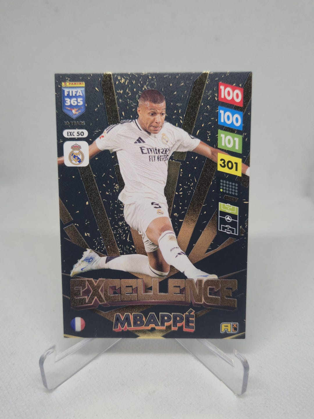 Kylian Mbappe "excellence" Adrenalyn XL 2024. Soccer Card. Trading Card ...
