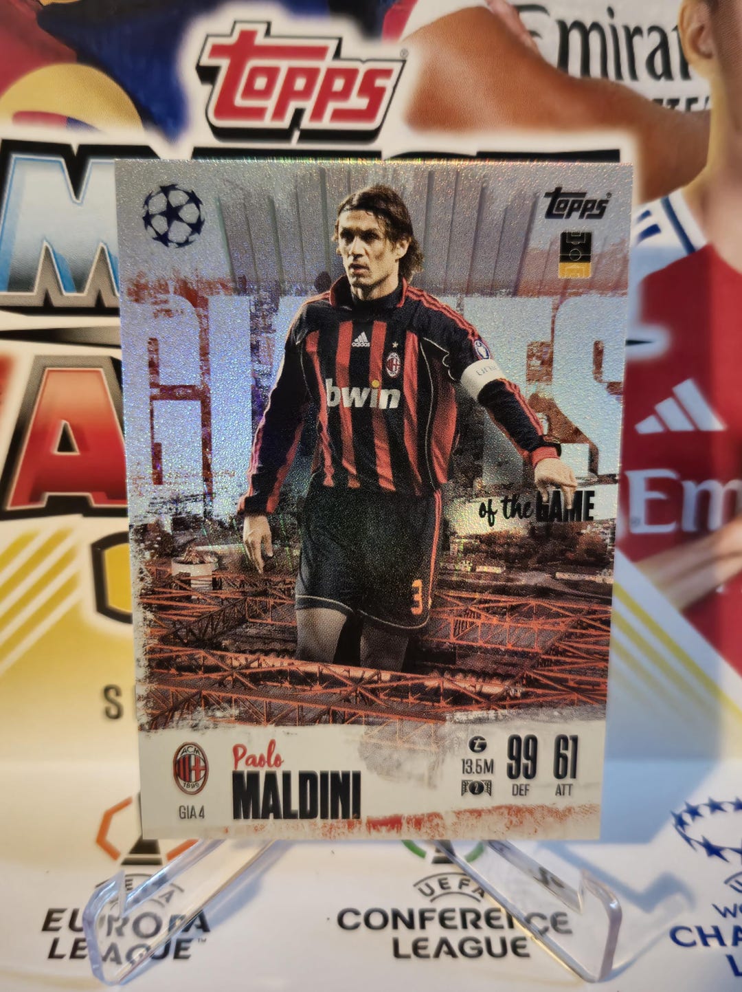 Paolo Maldini "giants of the Game" , New Topps Match Attax Extra 2024/ ...