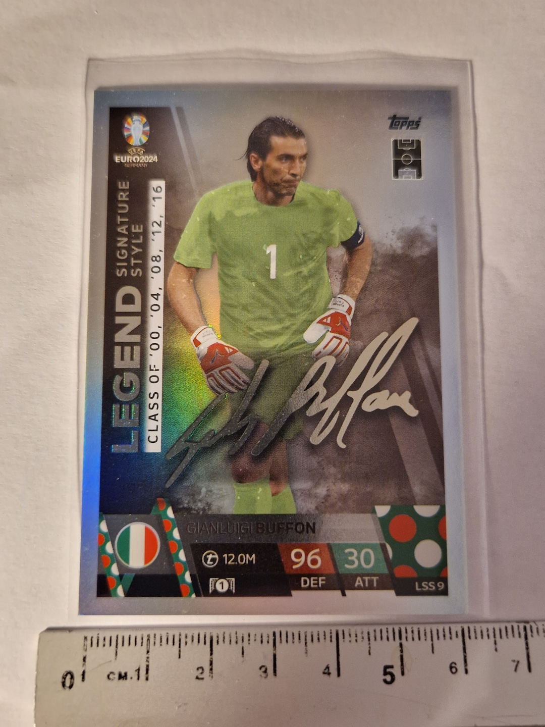 Gianluigi Buffon legend Signature Style, Topps Match Attax Euro 2024 ...
