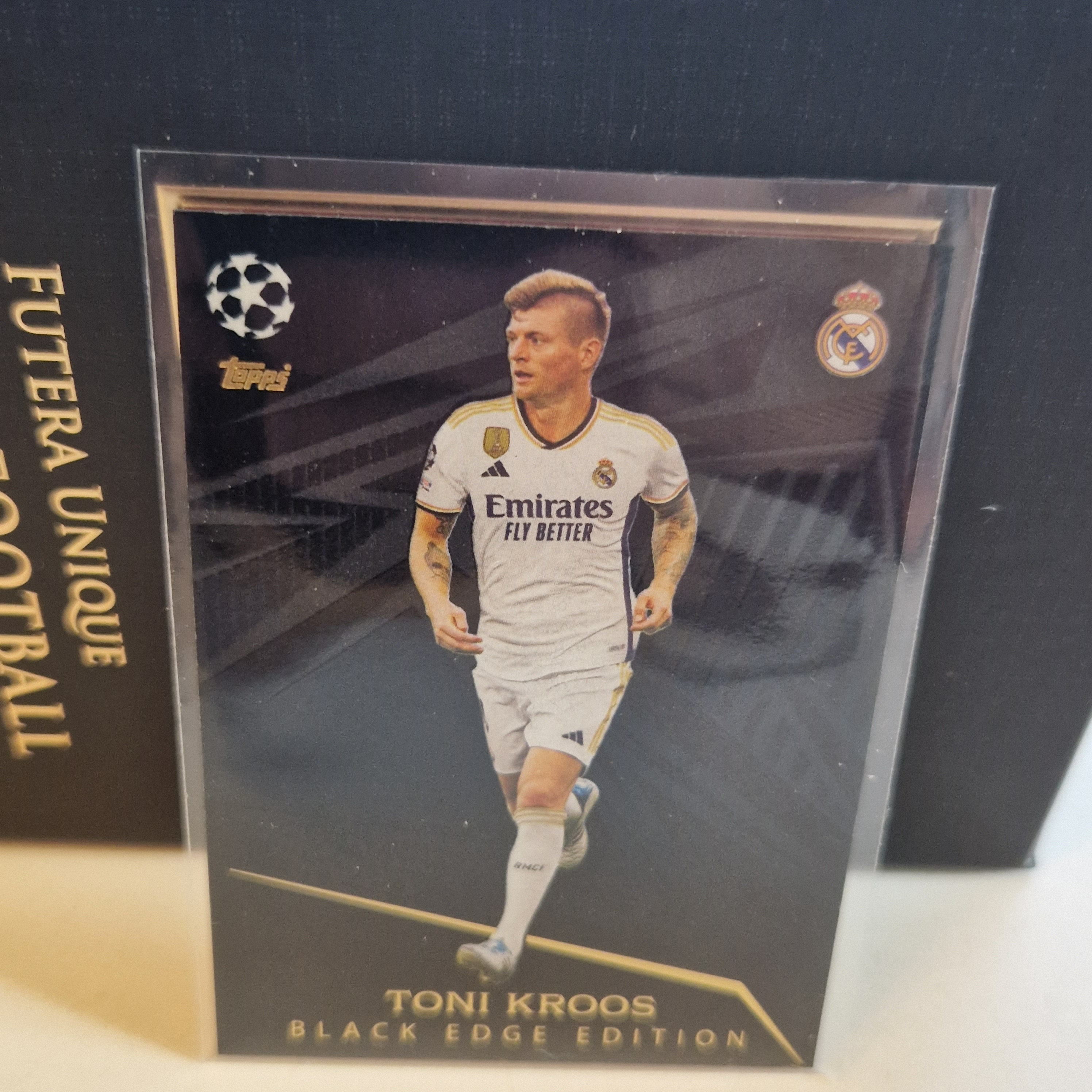 Toni Kroos black Edge, Topps Match Attax Soccer 2024. Soccer Card ...