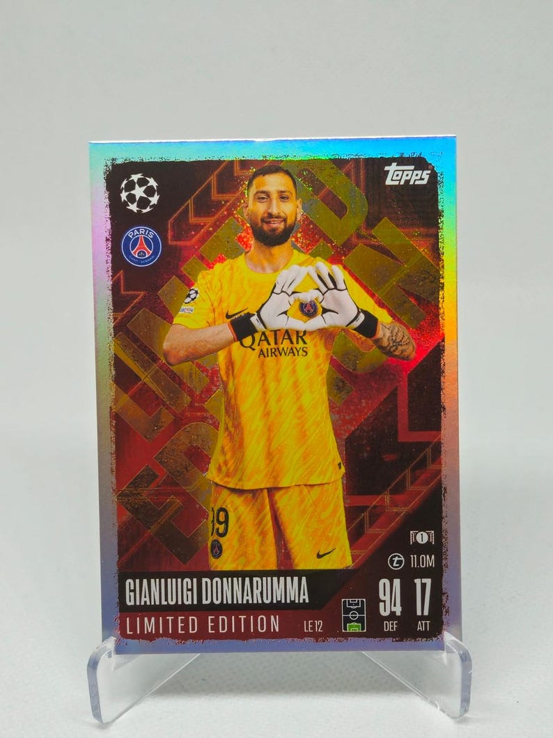 Gianluigi Donnarumma "limited Edition", New Topps Match Attax 2024/2025 ...