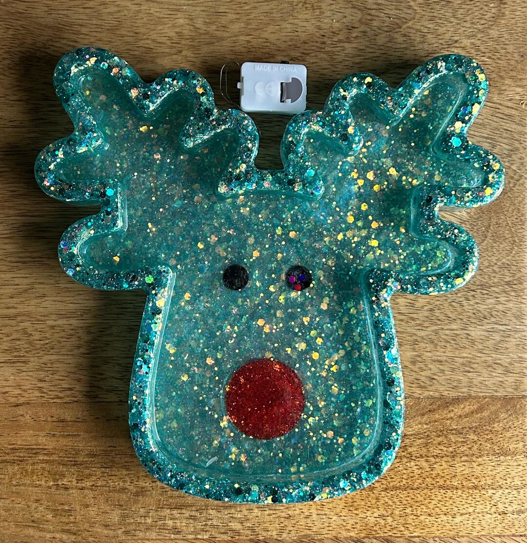 Rudolph the Red Nosed Reindeer Light up Christmas Sweetie Dish ...