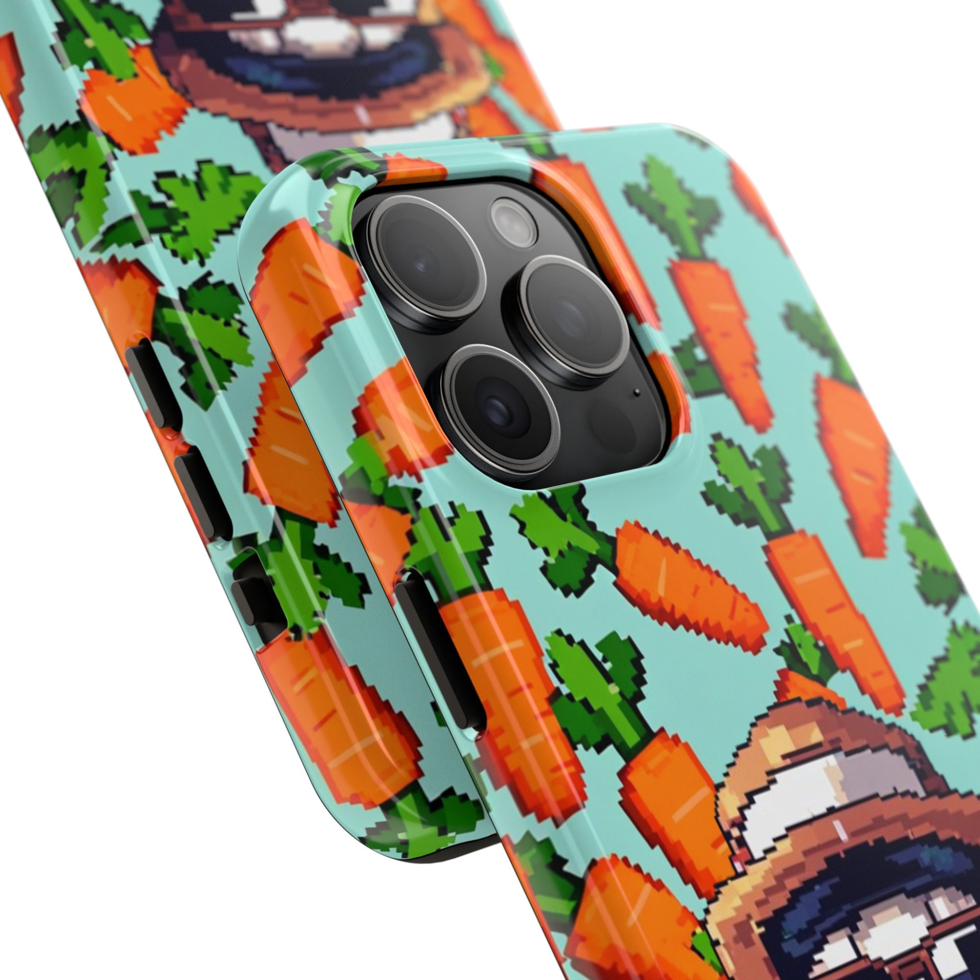 Pixel Art Bunny With Sunglasses iPhone Case, Stylish Bunny, Animal ...