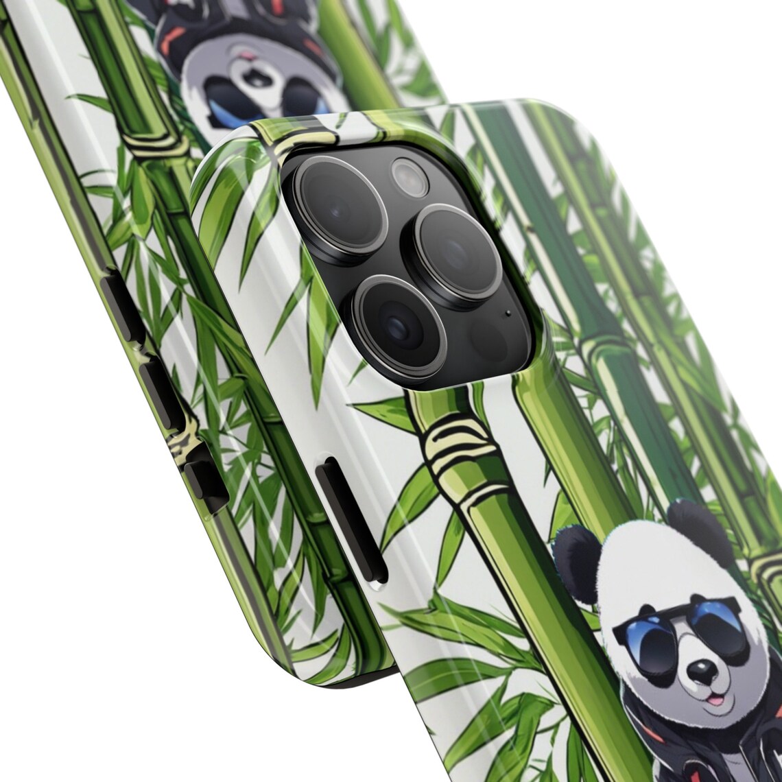 Cute Panda With Sunglasses iPhone Case. Panda Bear Lovers, Animal Print ...