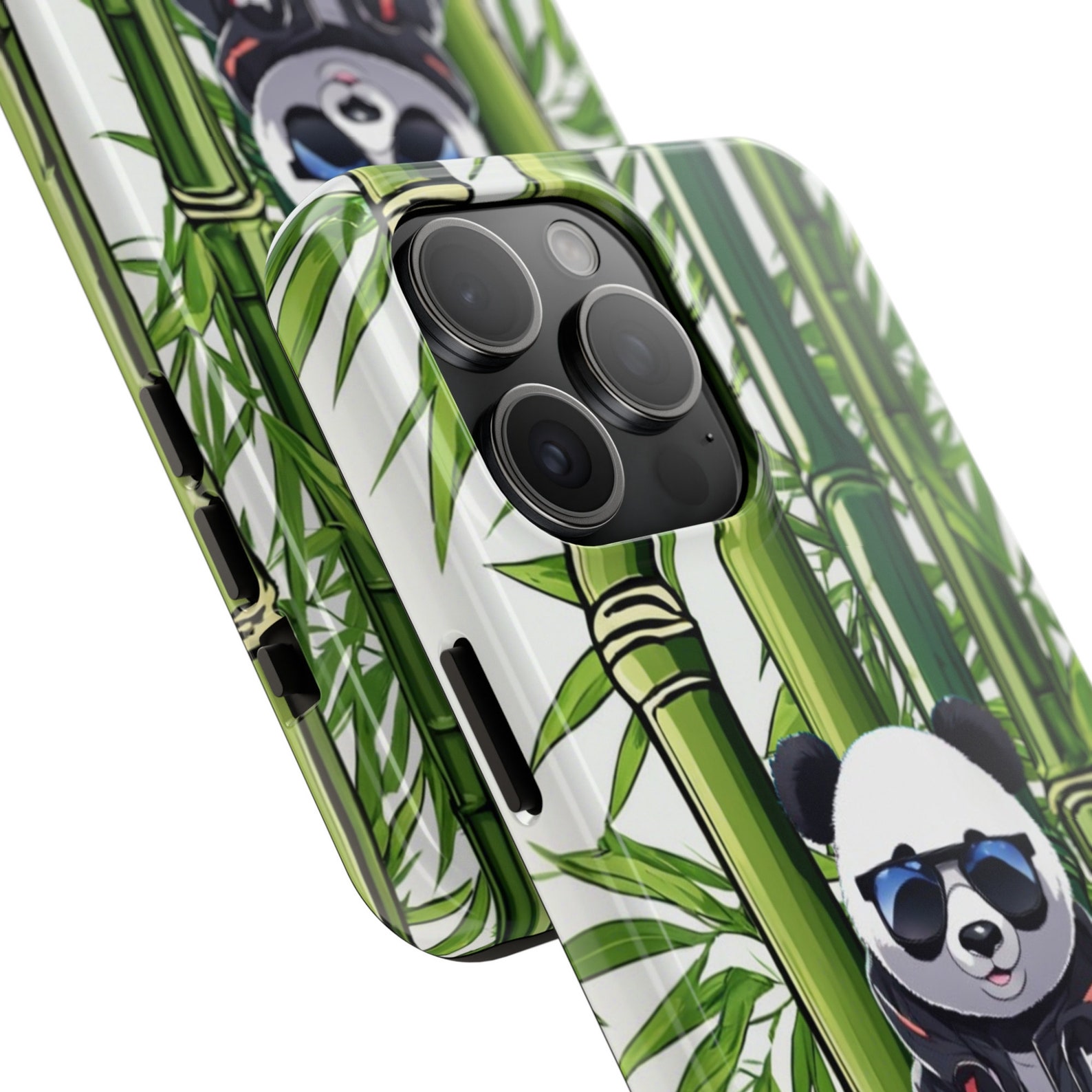 Cute Panda With Sunglasses iPhone Case. Panda Bear Lovers, Animal Print ...