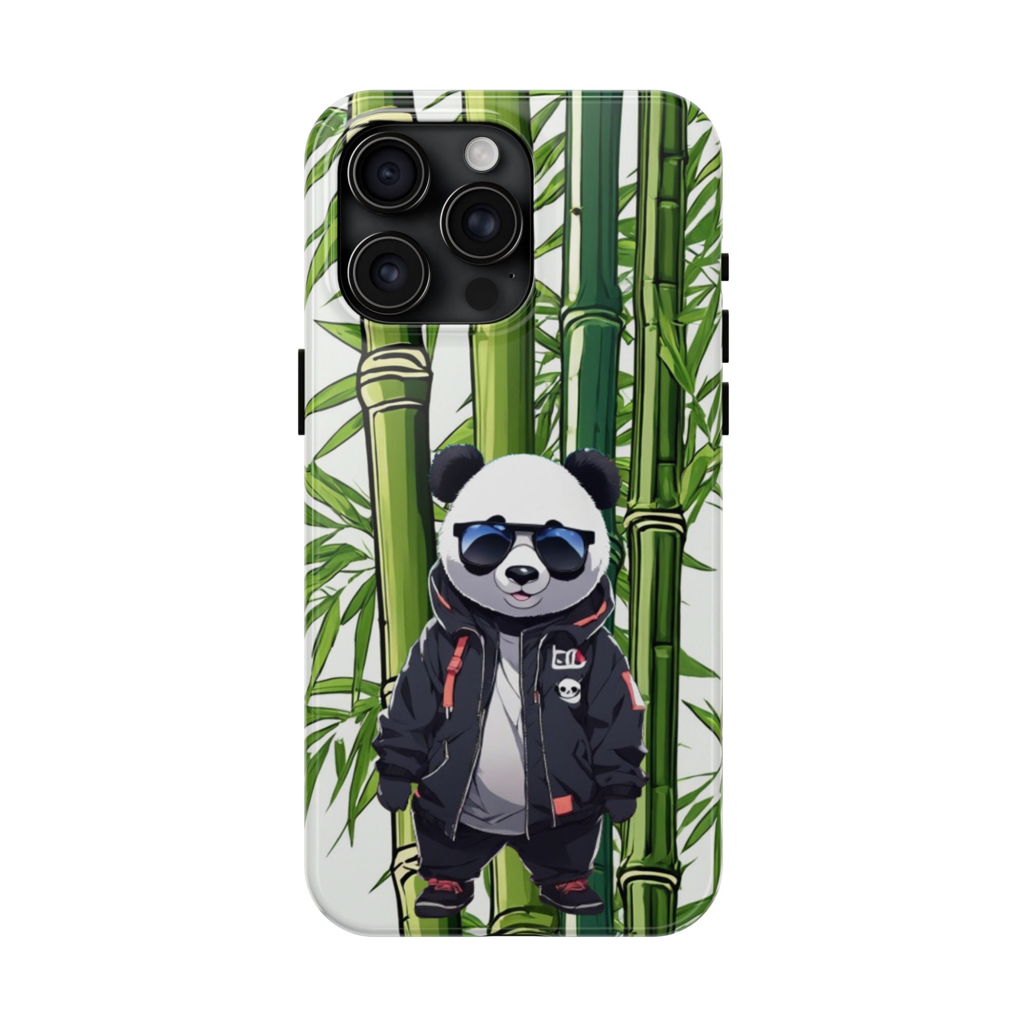 Cute Panda With Sunglasses iPhone Case. Panda Bear Lovers, Animal Print ...