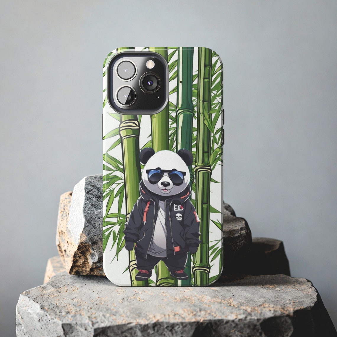 Cute Panda With Sunglasses iPhone Case. Panda Bear Lovers, Animal Print ...