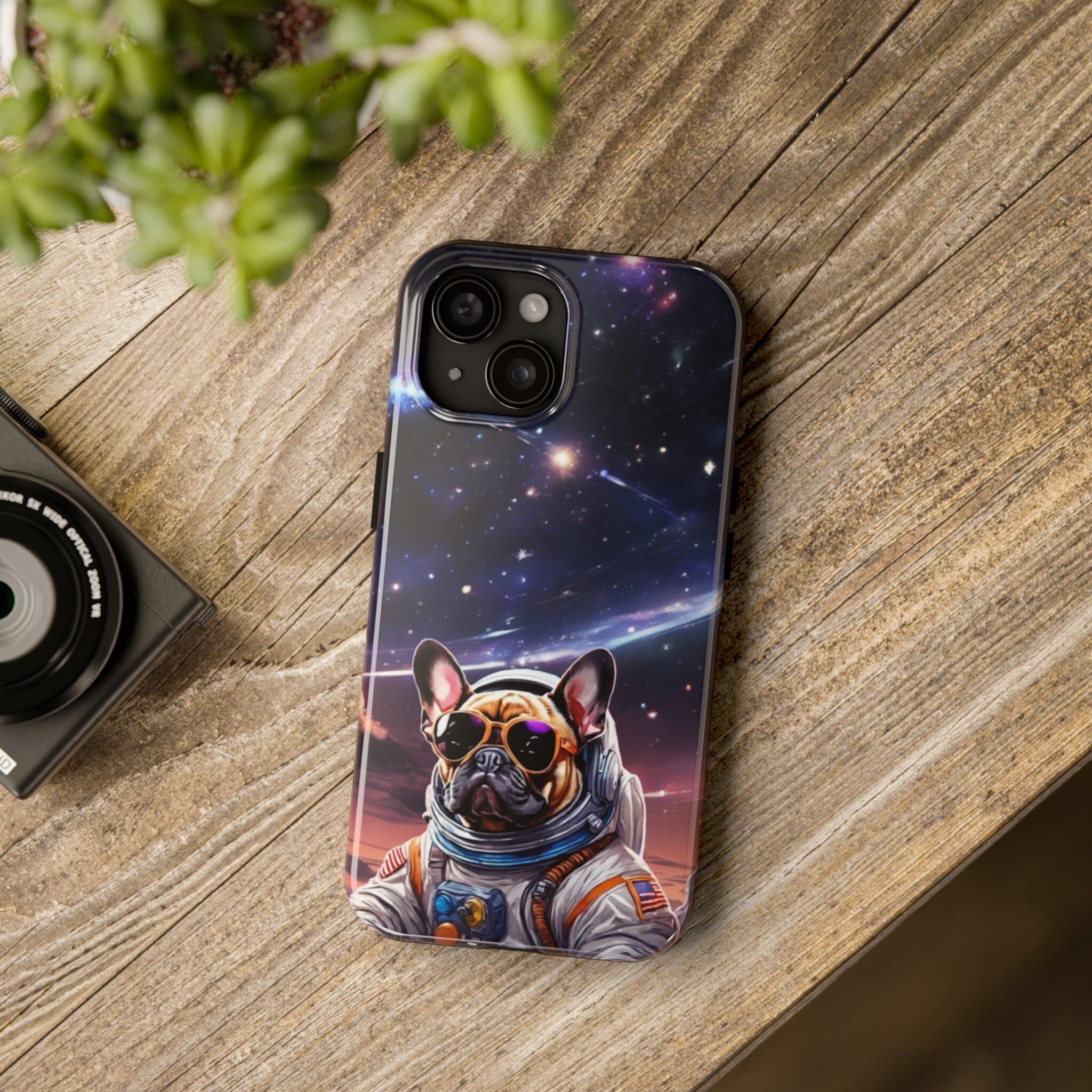 French Bulldog Astronaut With Sunglasses, iPhone Case. Dog Lovers ...