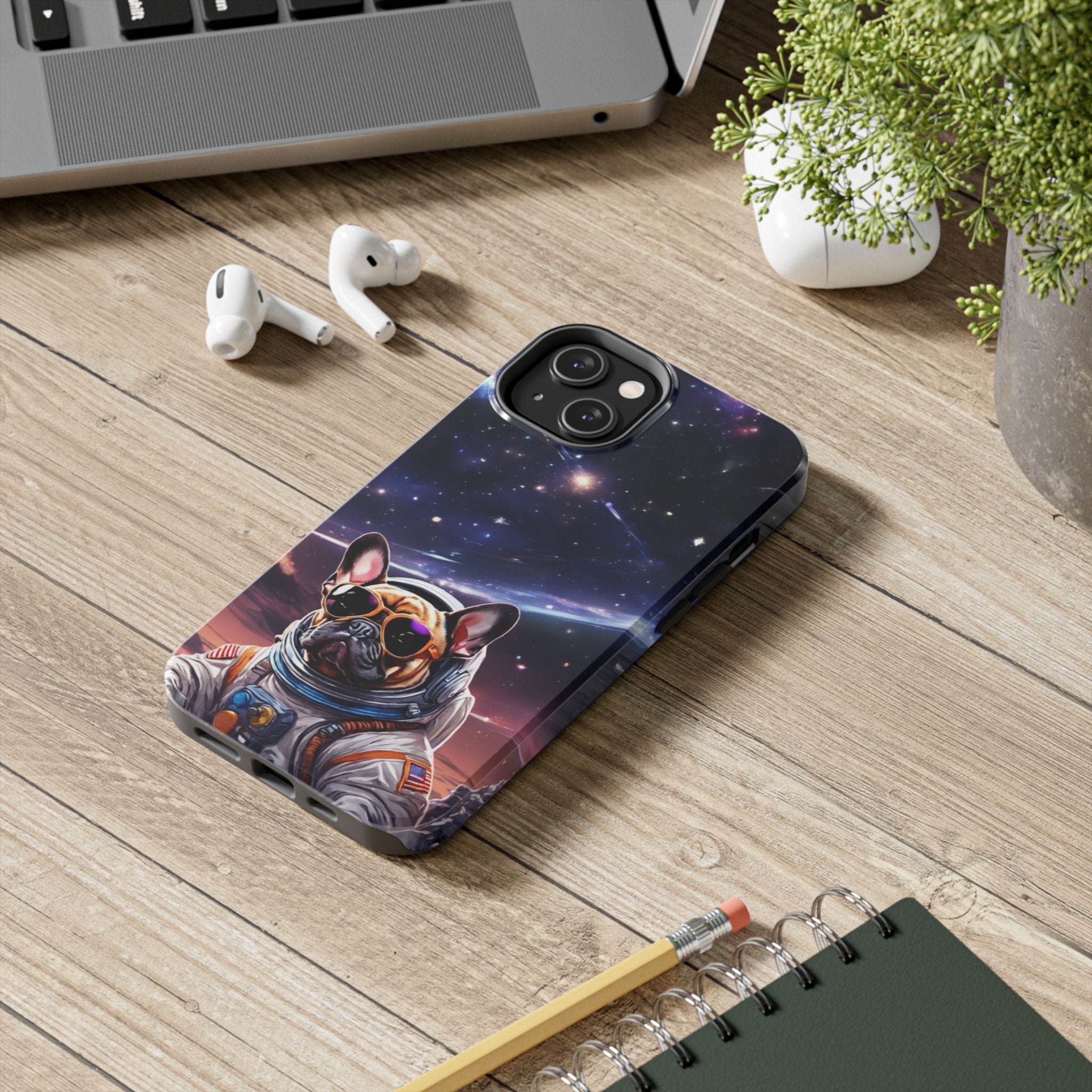 French Bulldog Astronaut With Sunglasses, iPhone Case. Dog Lovers ...