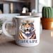 Tiger Coffee Mug Wearing Sunglasses, Big Cat Mug, Tiger Life Mug, Tiger ...