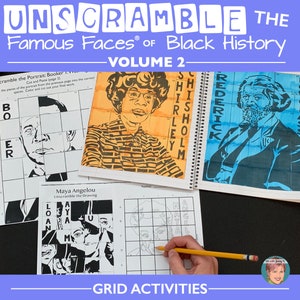 Printable Black History Month Activity for Kids | Unscramble the Famous ...