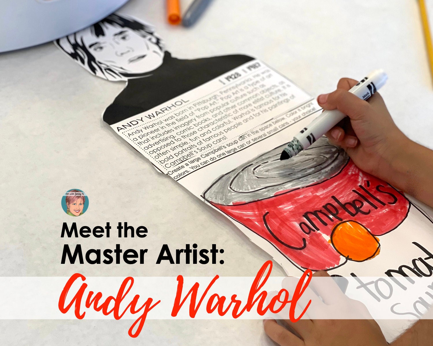 Meet the Master Artist: Andy Warhol | Fun Art History Activity Lesson ...