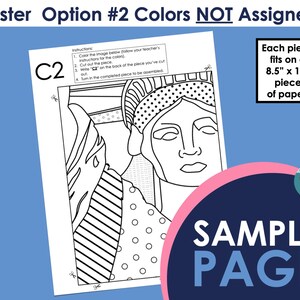 Printable Pop Art Statue of Liberty Collaborative Poster | Fun Art ...