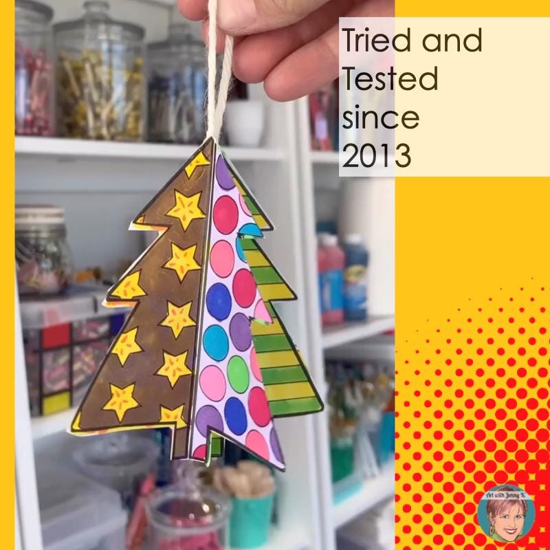 Pop Art 3D Christmas Ornaments Printable | A Long-time Favorite ...