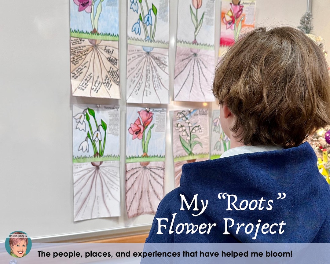 Printable "my Roots" Creative Writing + Art Project | Spring Flowers ...