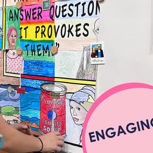 Printable Art-inspiration Collaboration Poster | "art Does Not Answer ...